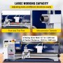VEVOR Mini Metal Lathe, Automatic Thread Processing, 1.75KW Direct ...