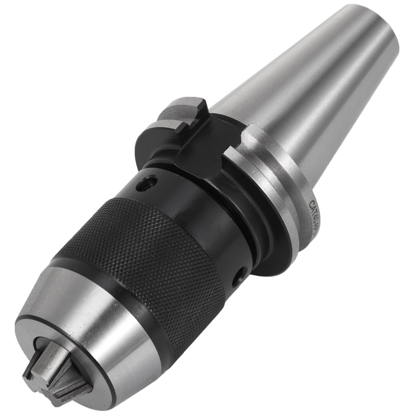 VEVOR CAT40 Integrated Precision Keyless Drill Chuck, 1/2 inch, Collet ...