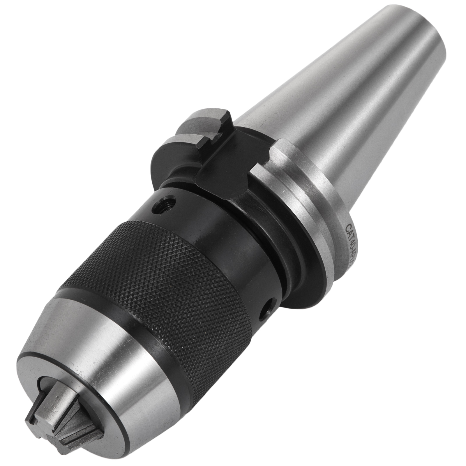 VEVOR CAT40 Integrated Precision Keyless Drill Chuck, 1/2 inch, Collet ...