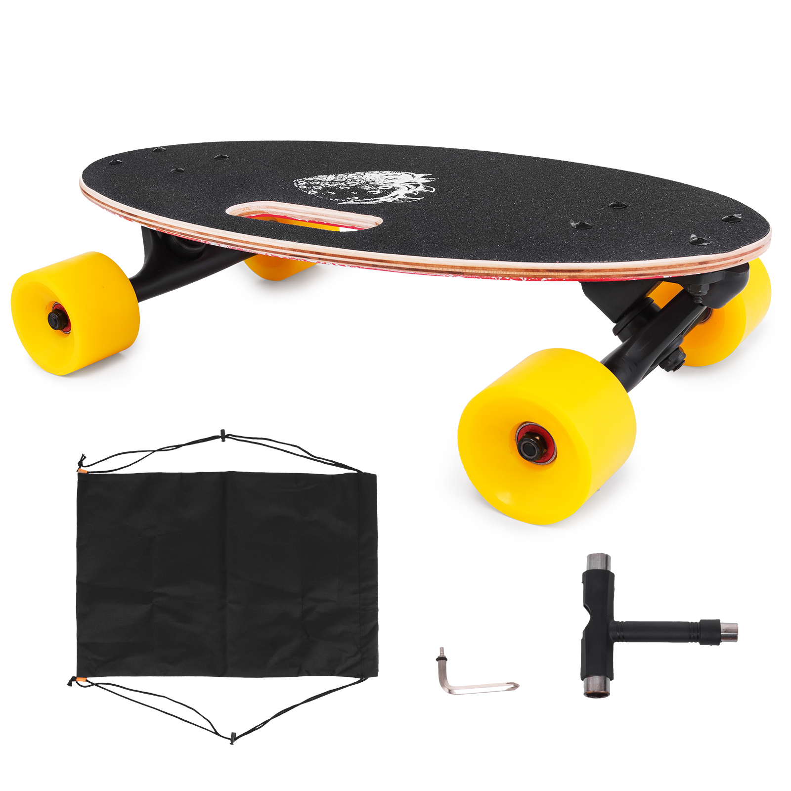 19" Mini Cruiser Skateboard Deck Complete Mini Longboard Retro Fast ...