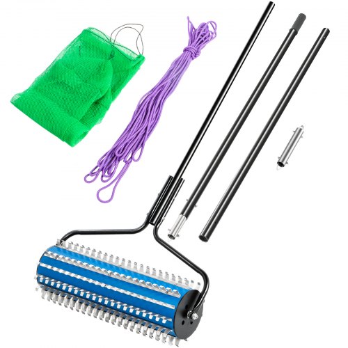 Vevor Muck Razer Weed Rake Lake Roller Weed Cutter 12' Pond Aquaticweed ...