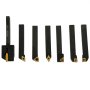 VEVOR Indexable Carbide Tools 1/4" Industrial Lathe Tools 7Pcs/Set ...