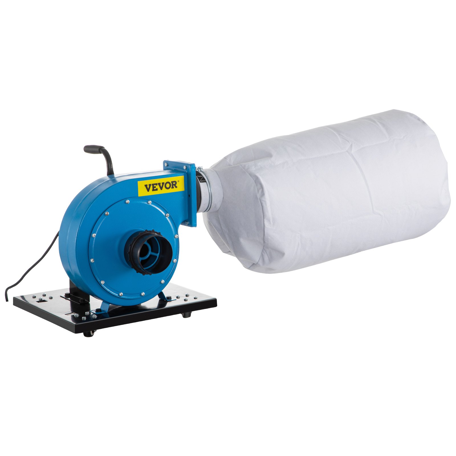 VEVOR 1HP Dust Collector, 537 CFM Wheeled Jet Dust Collection, Potable ...