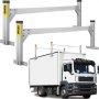 VEVOR Universal Roof Ladder Rack, Fit for 6.2'-8.3' Wide Vans, 2 Bars ...