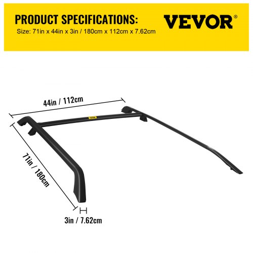 Roof Rack Rails Cross Bar For 2006-2015 Land Rover LR2 Freelander 3pcs ...