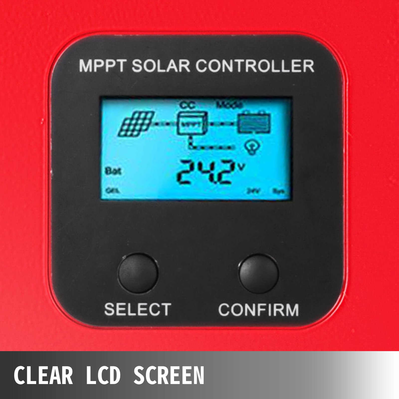 VEVOR Esmart 3 Series Mppt Solar Charge Controller 60a Dc 12v/24/36/48v ...