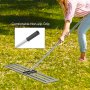 VEVOR Lawn Leveler Tool 30 x 10 in, Lawn Leveling Rake with 77 in Long ...