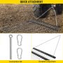 Vevor Drag Harrow Atv Lawn Rake 4 X 5 Ft Chain Field Drag For Landscape ...