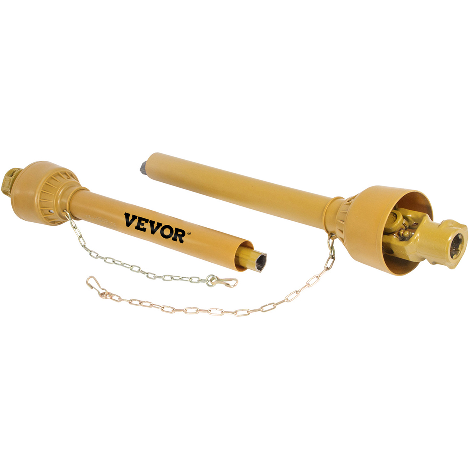 VEVOR PTO Shaft PTO Drive Shaft 1-3/8" x 6 Spline Ends T4 39"-55" for ...