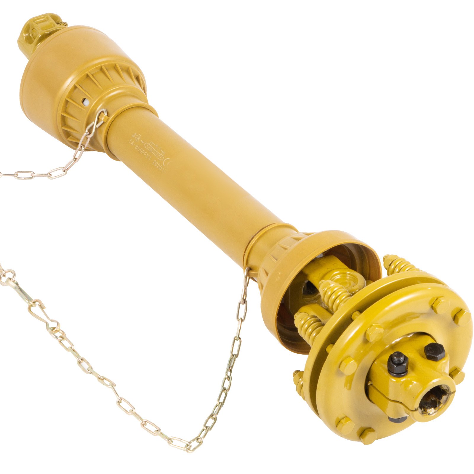 VEVOR PTO Shaft, 1-3/8” PTO Drive Shaft, 6 Spline Both Ends PTO ...