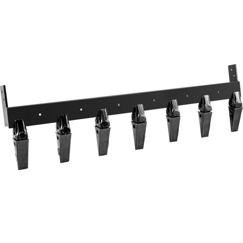VEVOR Bucket Tooth Bar 72'' Inside Bucket Width Tractor Bucket Teeth 9. ...