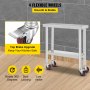12" X 30" Kitchen Work Table With Wheels Commercial Kitchen Restaurant ...