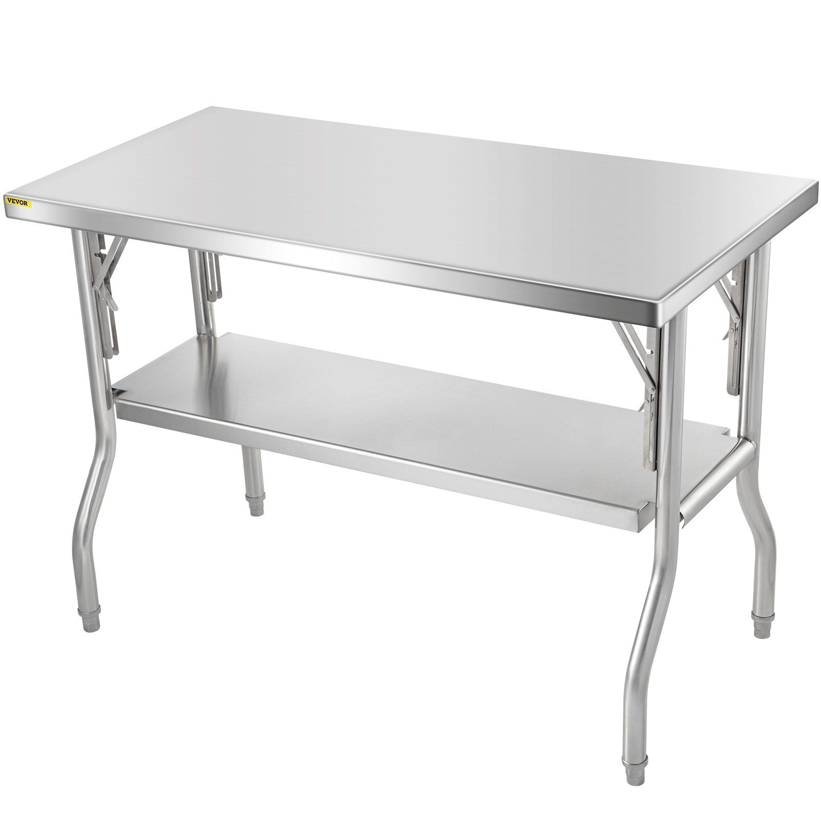 VEVOR VEVOR Commercial Worktable Workstation Folding Commercial Prep ...