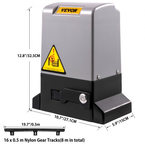VEVOR VEVOR Sliding Gate Opener Automatic Sliding Gate 1800 KG 4 Remote ...