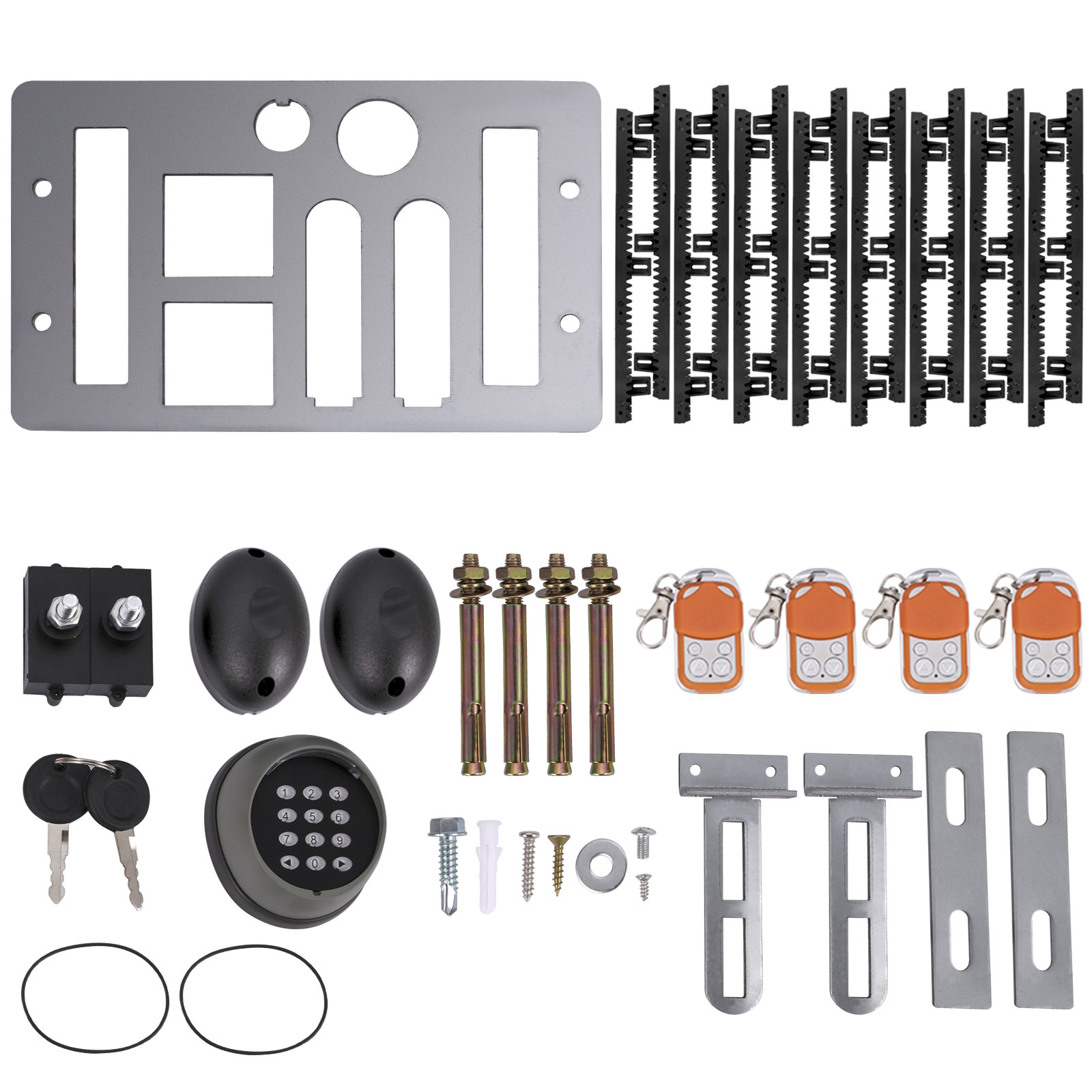 VEVOR VEVOR Sliding Gate Opener Automatic Sliding Gate 1800 KG 4 Remote ...