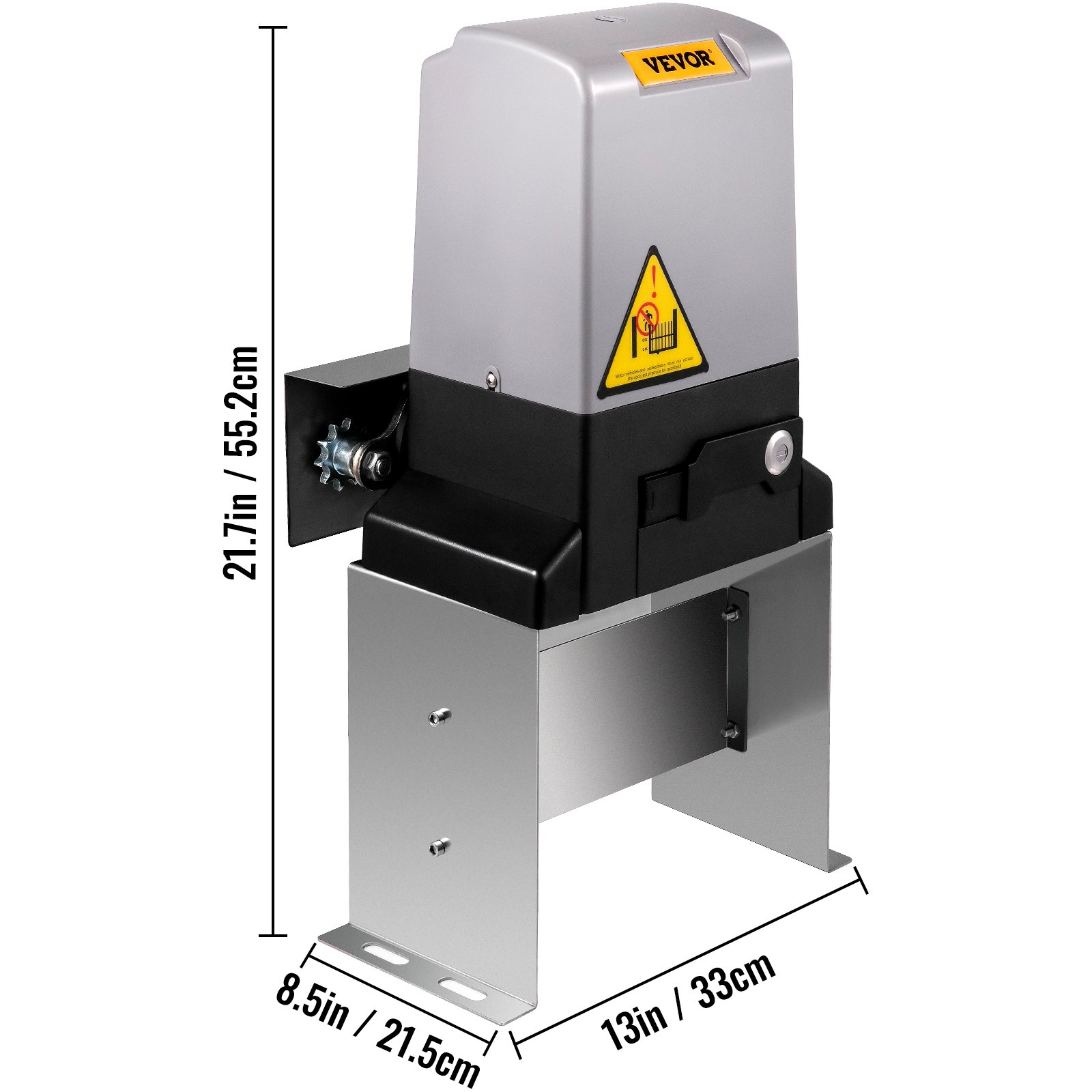 VEVOR Sliding Gate Opener Automatic Sliding Gate 3300LBS 4 Remote & APP ...