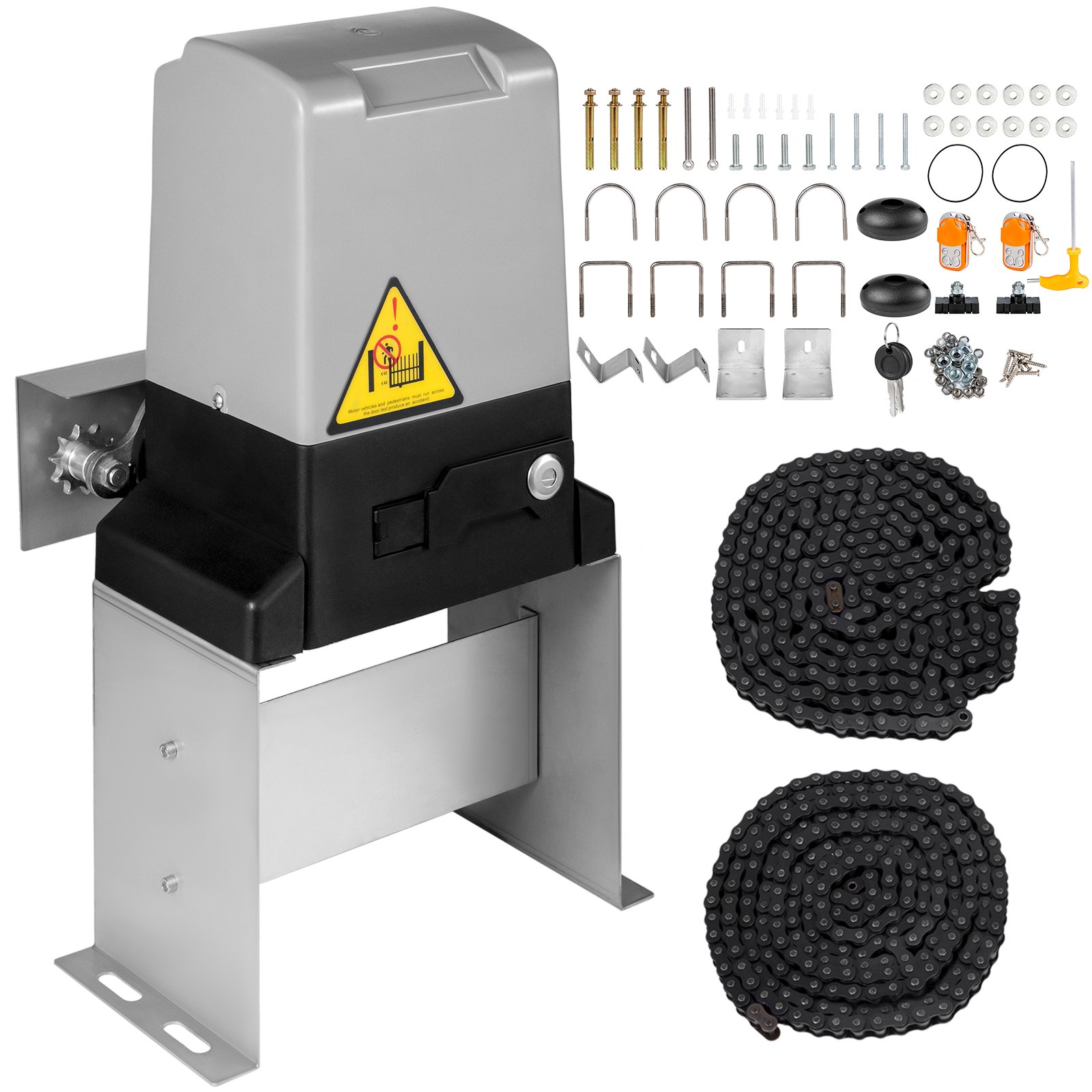 1400lbs Automatic Sliding Gate Opener Convenient Remote Control For ...