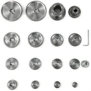 VEVOR 17pcs/Set CJ0618 Lathe Mini Lathe Gears Metal Cutting Machine ...