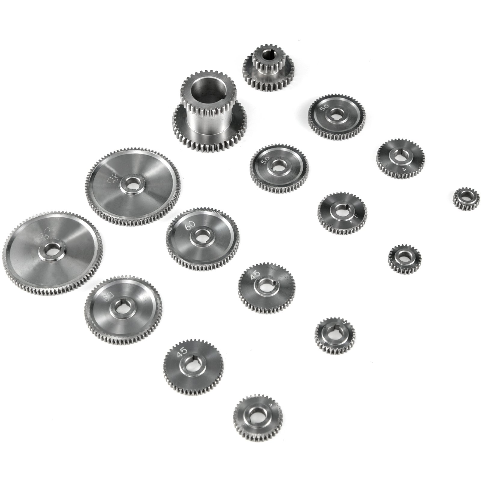 VEVOR 17pcs/Set CJ0618 Lathe Mini Lathe Gears Metal Cutting Machine ...