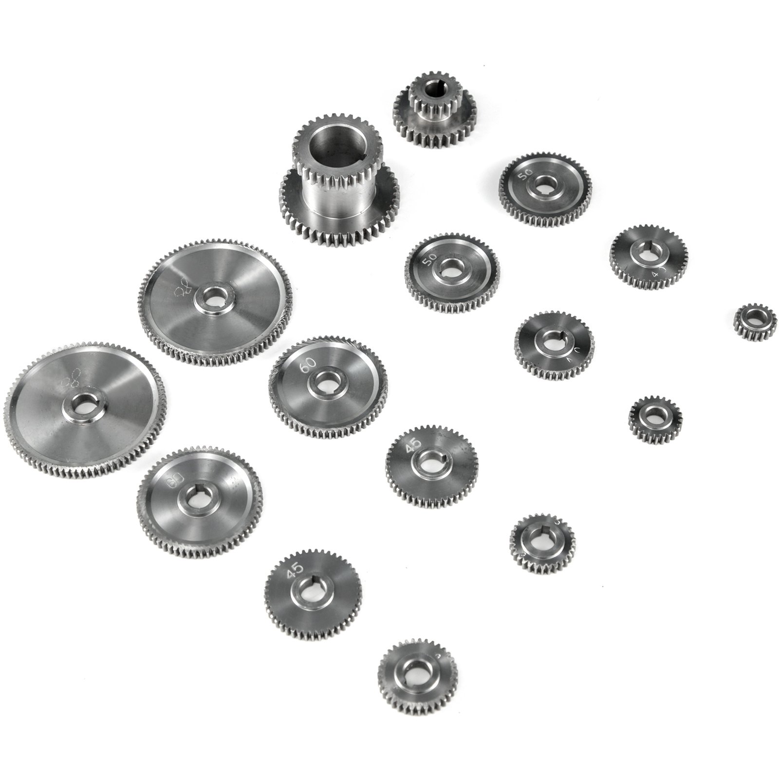 VEVOR 17pcs/Set CJ0618 Lathe Mini Lathe Gears Metal Cutting Machine ...