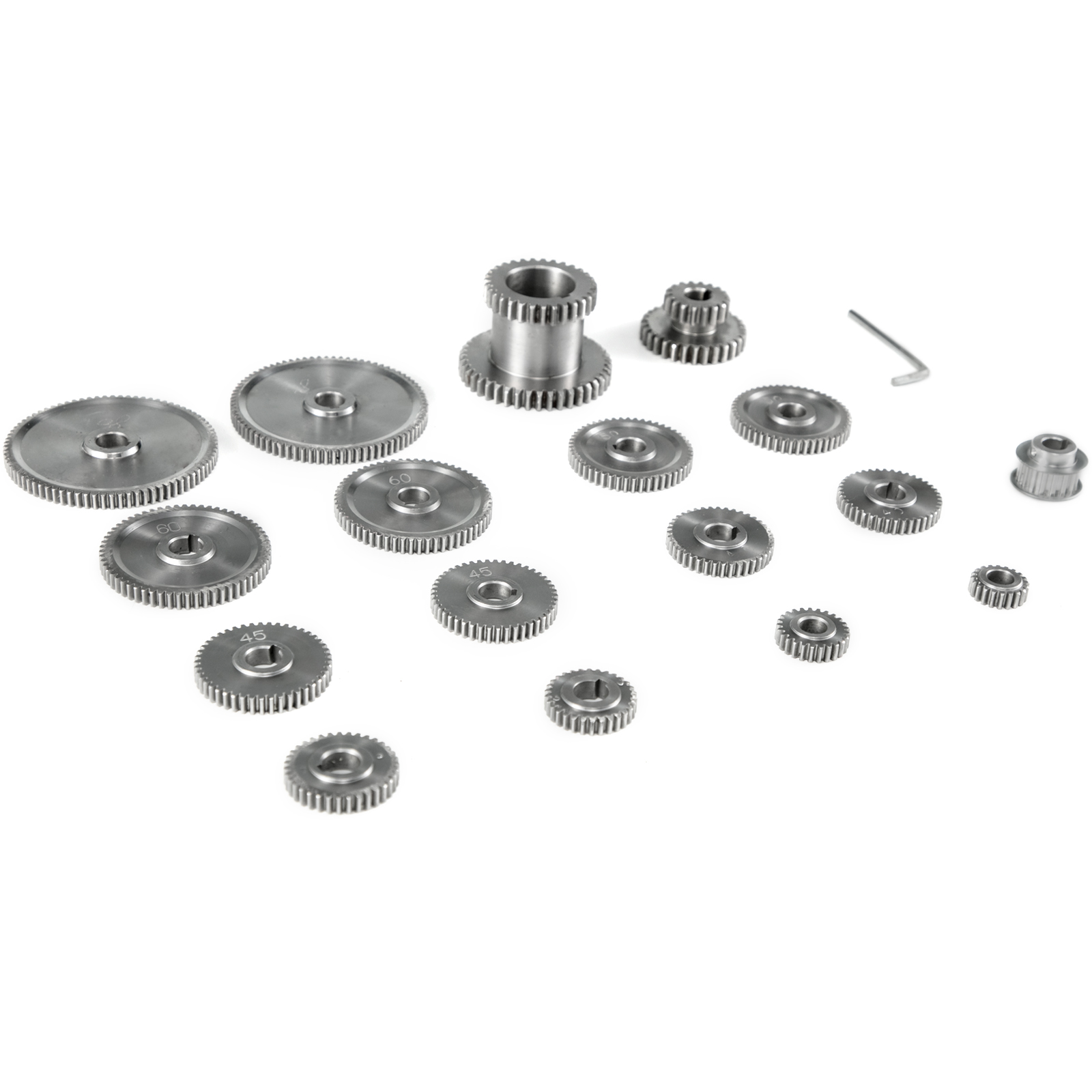 VEVOR 17pcs/Set CJ0618 Lathe Mini Lathe Gears Metal Cutting Machine ...