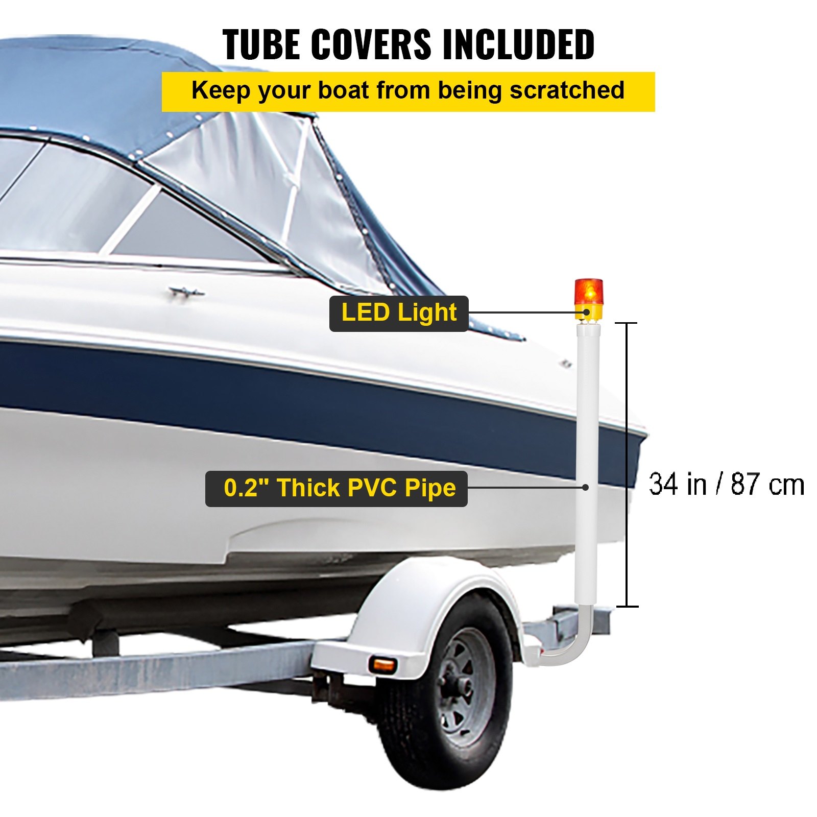 VEVOR Boat Trailer Guide-on 40 VEVOR Boat Trailer Guide-on 40