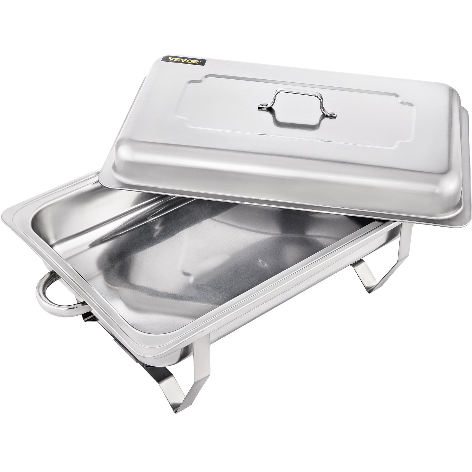 VEVOR Chafing Dish 3 Packs, 9 Quart Stainless Steel Chafer Complete Set ...