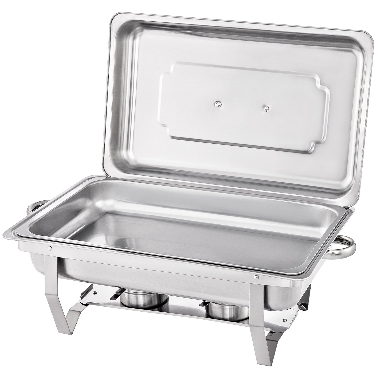 VEVOR Chafing Dish 3 Packs, 9 Quart Stainless Steel Chafer Complete Set ...