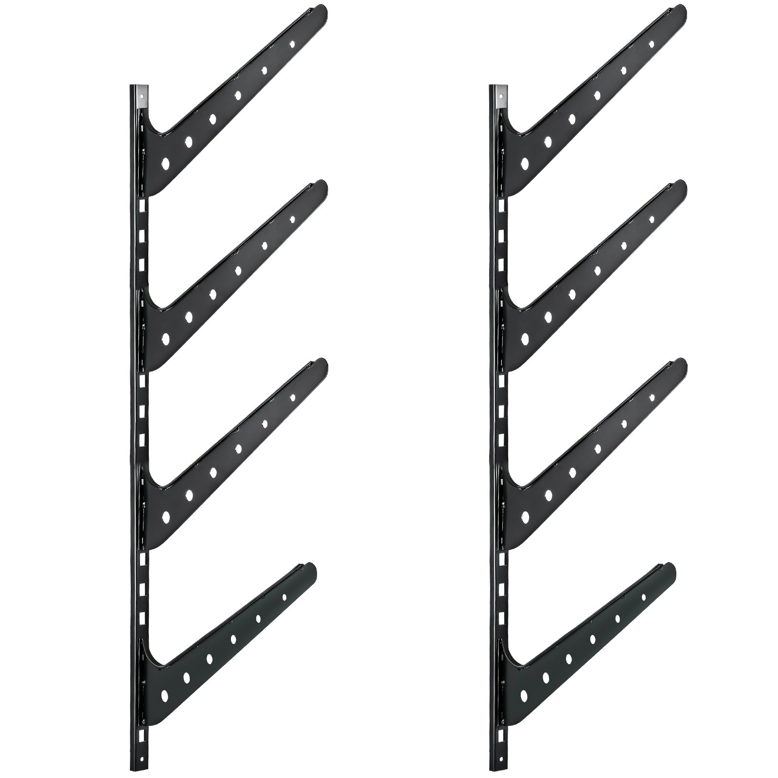 VEVOR Surfboard Rack, 4 Tiers Wakeboard Rack, 50lbs Capacity Surfboard ...