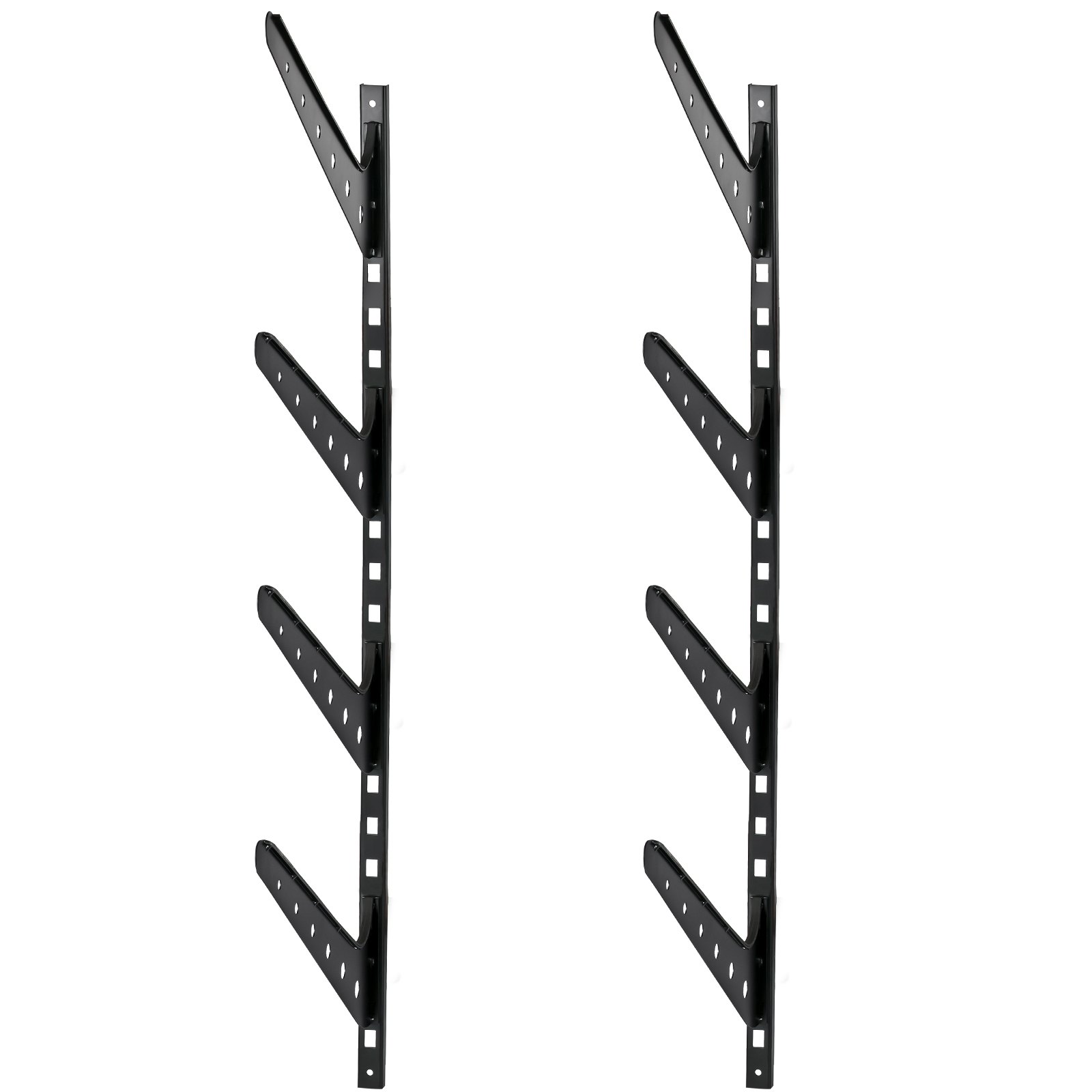 VEVOR Surfboard Rack, 4 Tiers Wakeboard Rack, 50lbs Capacity Surfboard ...