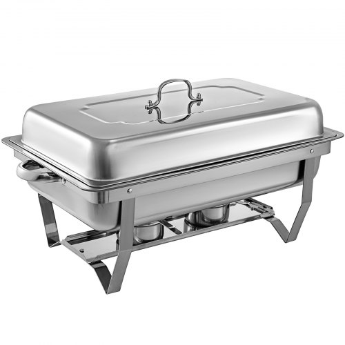 6 Pack Catering Stainless Steel Chafer Chafing Dish Sets 8qt Buffet ...