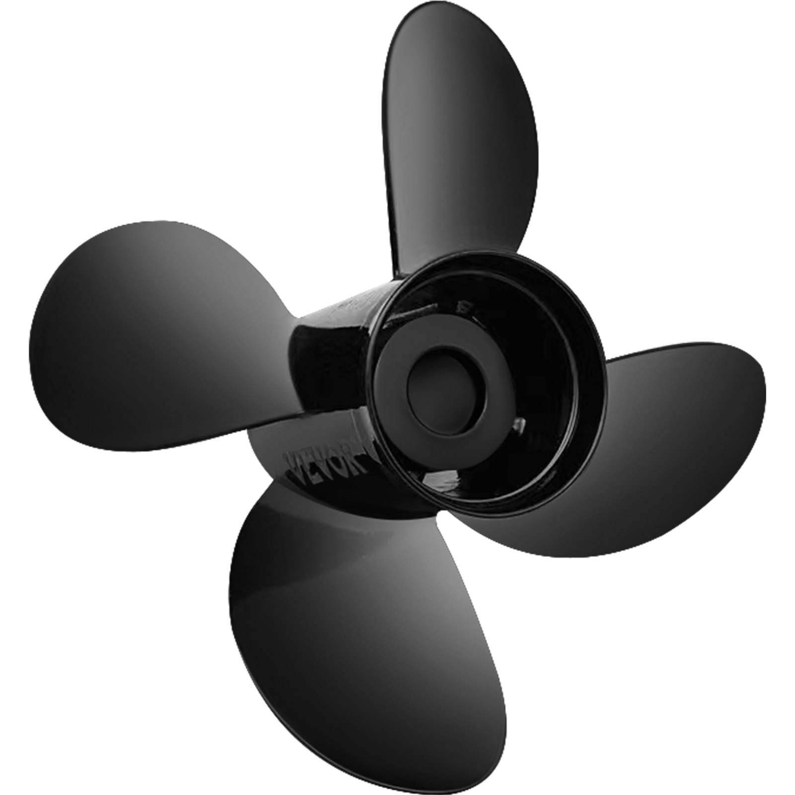 VEVOR 48-8M0084494 Outboard Propeller Boat Propeller 4 Blades 14 1/2" x ...
