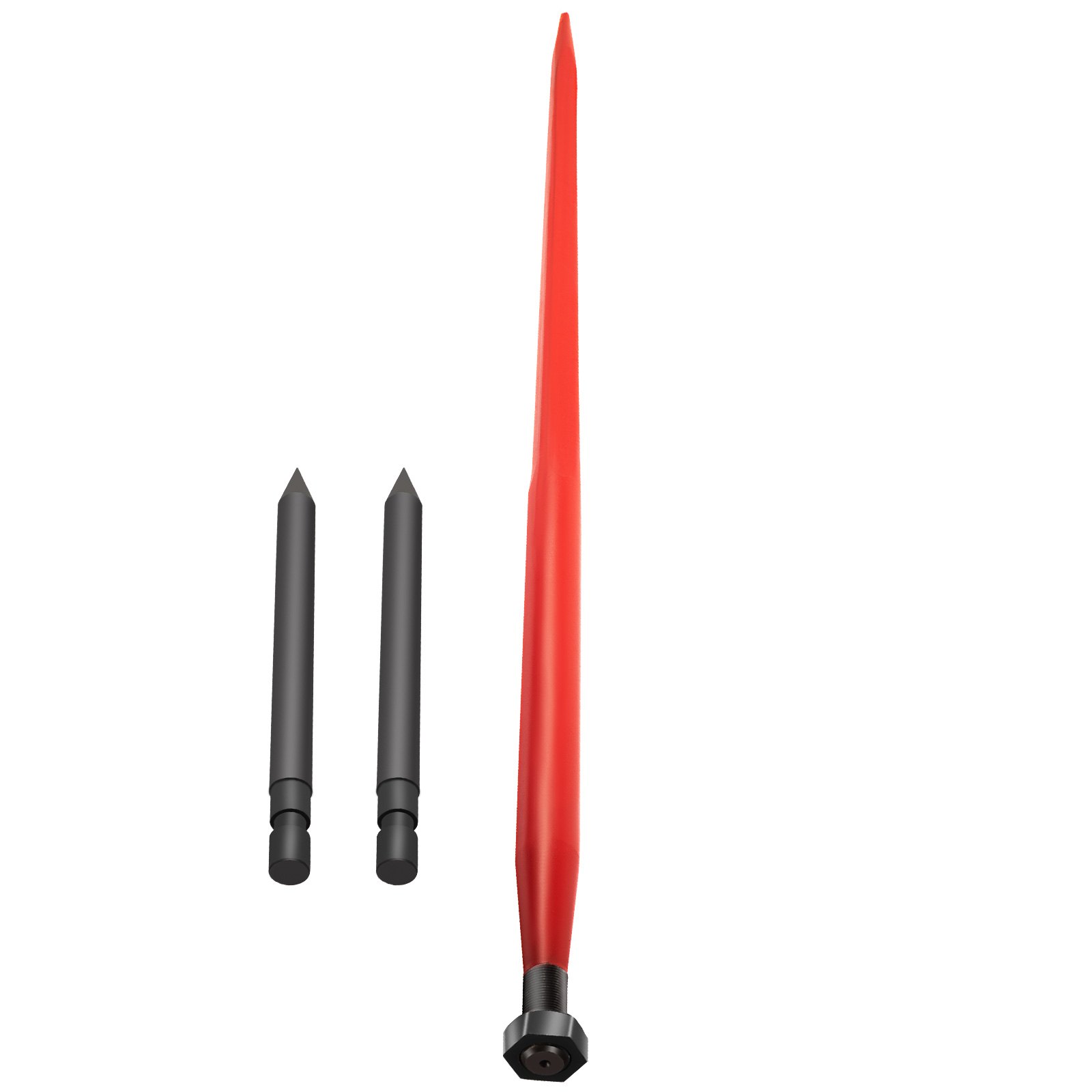 VEVOR Hay Spear 49" Bale Spear 3000 lbs Capacity, Bale Spike Quick ...
