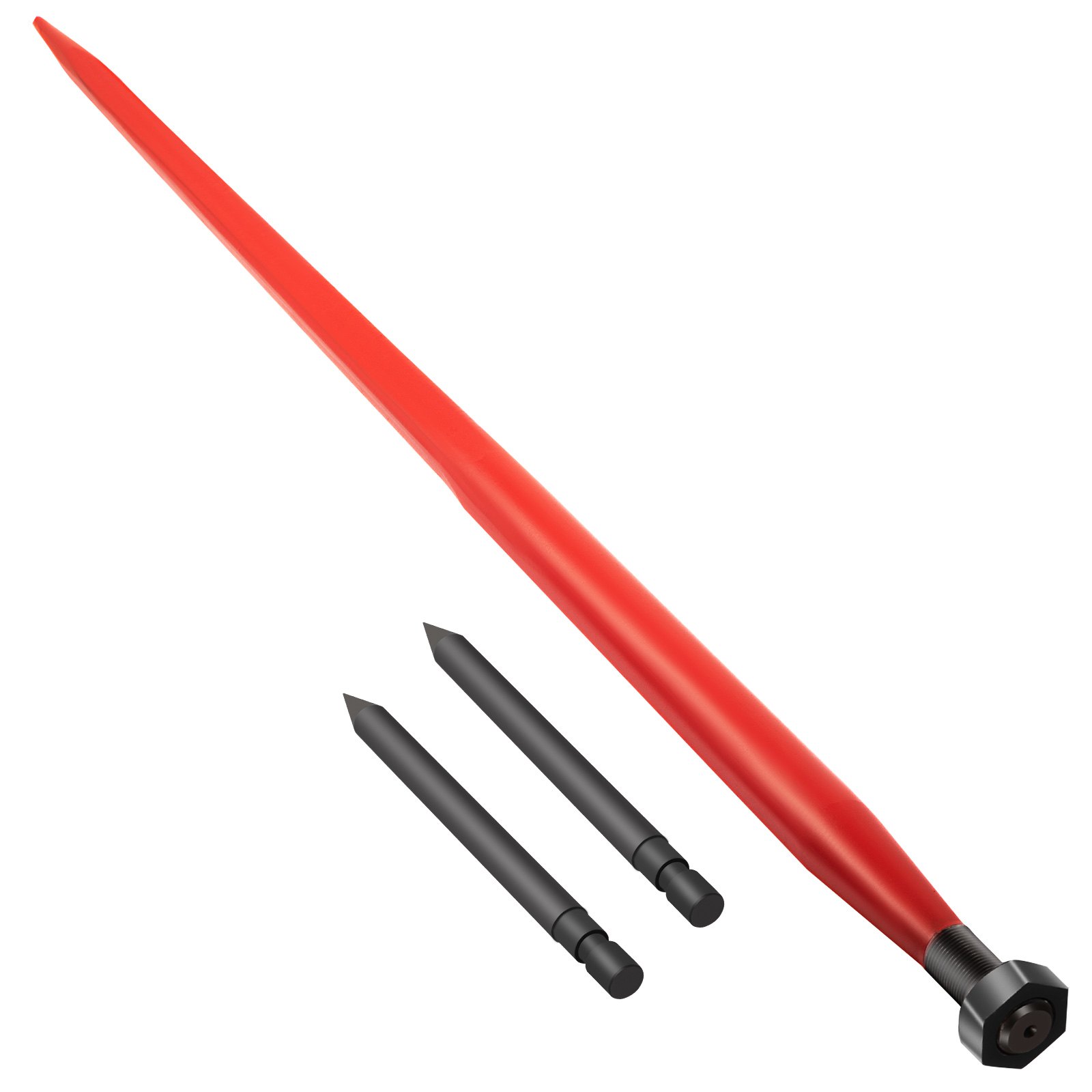 VEVOR Hay Spear 49" Bale Spear 3000 lbs Capacity, Bale Spike Quick ...
