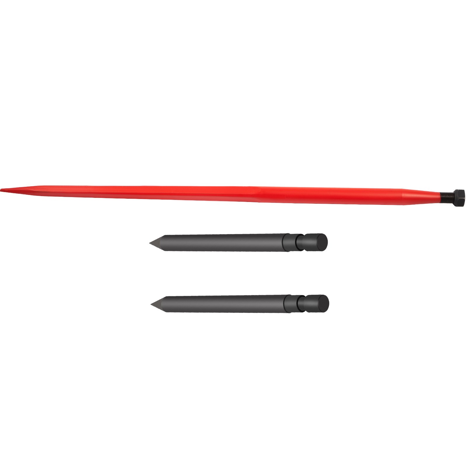 VEVOR Hay Spear 49" Bale Spear 3000 lbs Capacity, Bale Spike Quick ...
