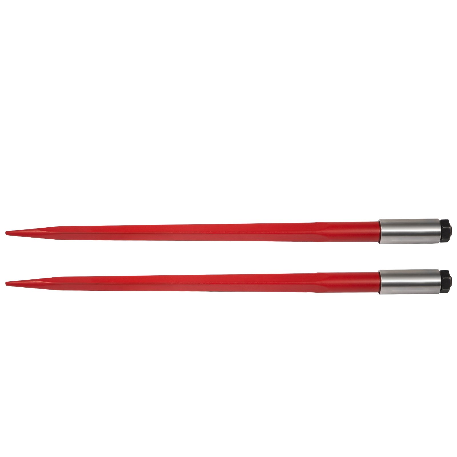 VEVOR Pair Hay Spear 39" Bale Spear 3000 lbs Capacity, Bale Spike Quick ...
