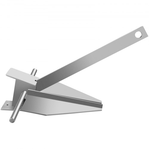 VEVOR Boat Anchor Kit 13 lb Fluke Style Anchor, Hot Dipped Galvanized ...