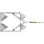 VEVOR Box Anchor for Boats, 25 lb Fold and Hold Anchor, Galvanized ...
