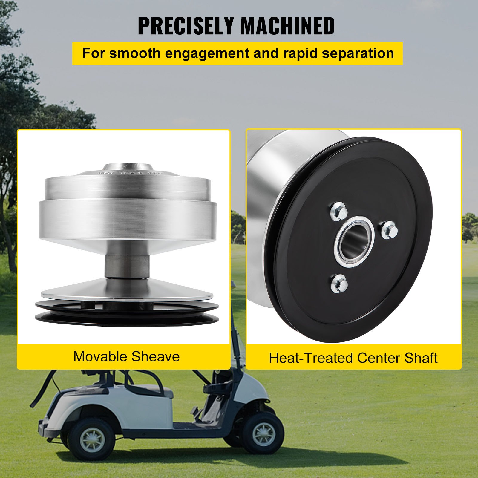 Club Car Gas Golf Cart Drive Clutch DS & Precedent Front Clutch | VEVOR US