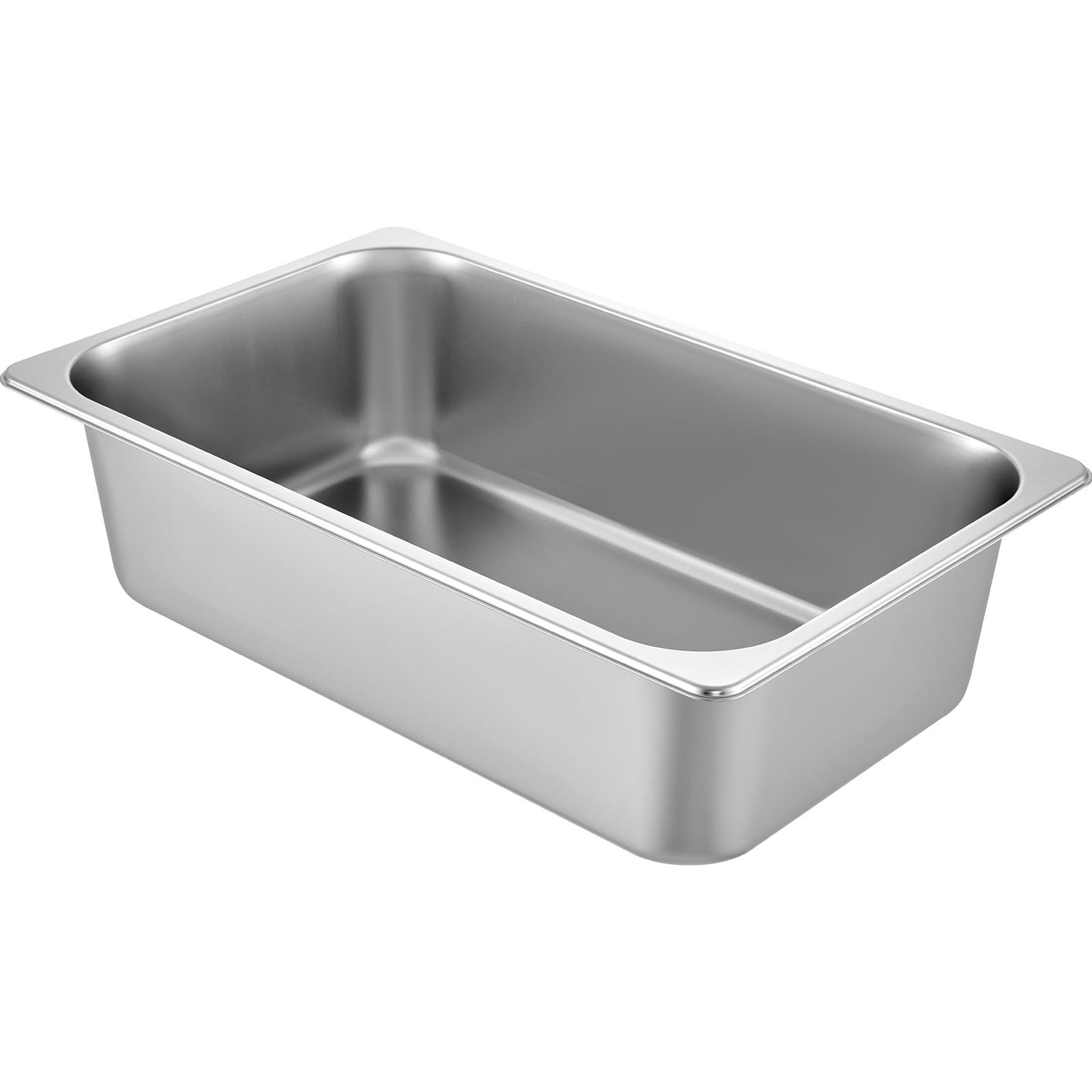 VEVOR Hotel Pan Full Size 6-Inch, Steam Table Pan 6 Pack, 22 Gauge/0 ...