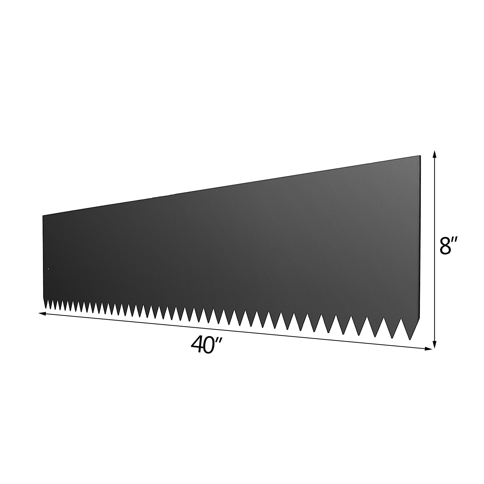 Steel Landscape Edging Steel Edging For Landscaping 6pcs 40 x 8 Inch ...