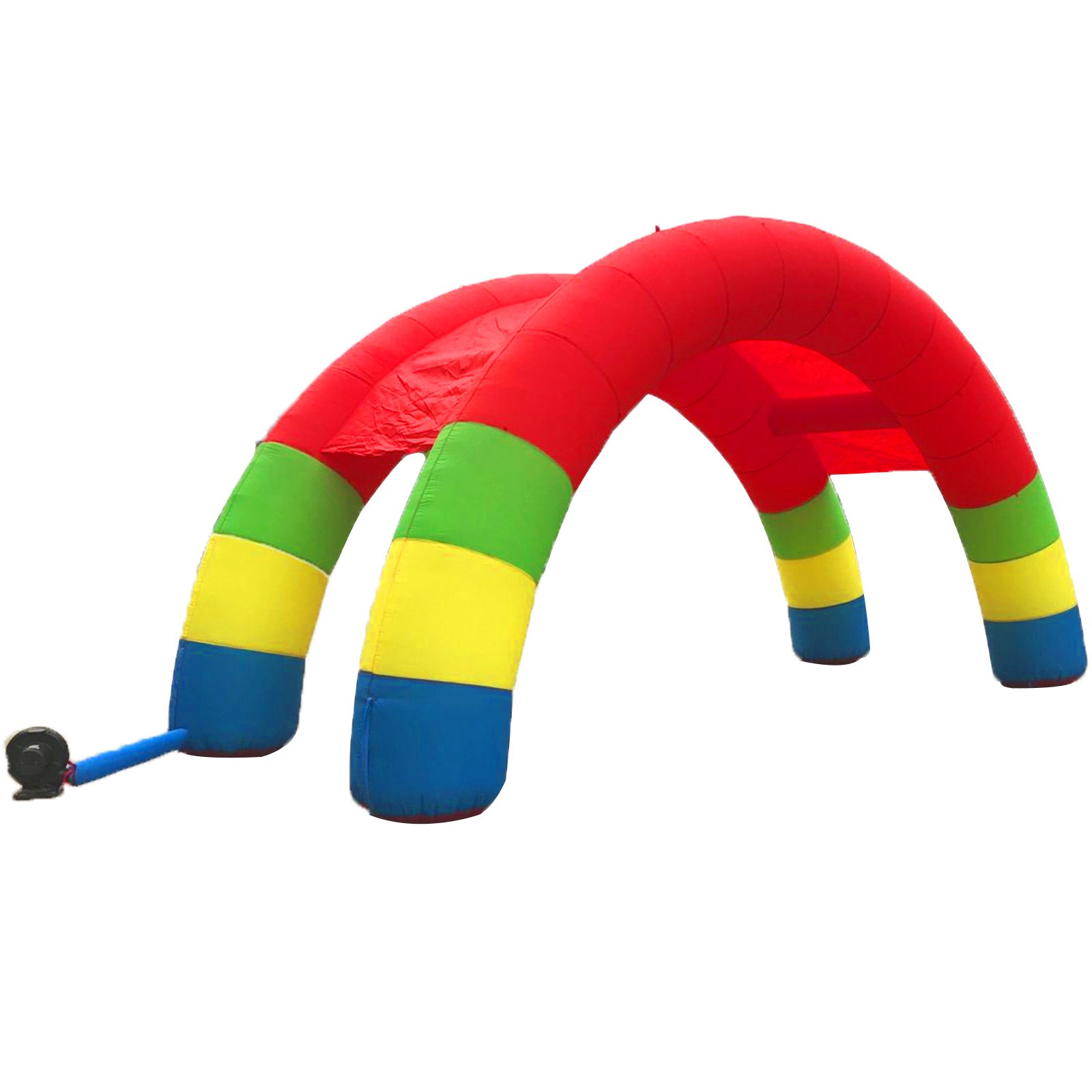 VEVOR Twin Arches, 26ft X 13ft Inflatable Rainbow Arch, with 370W ...