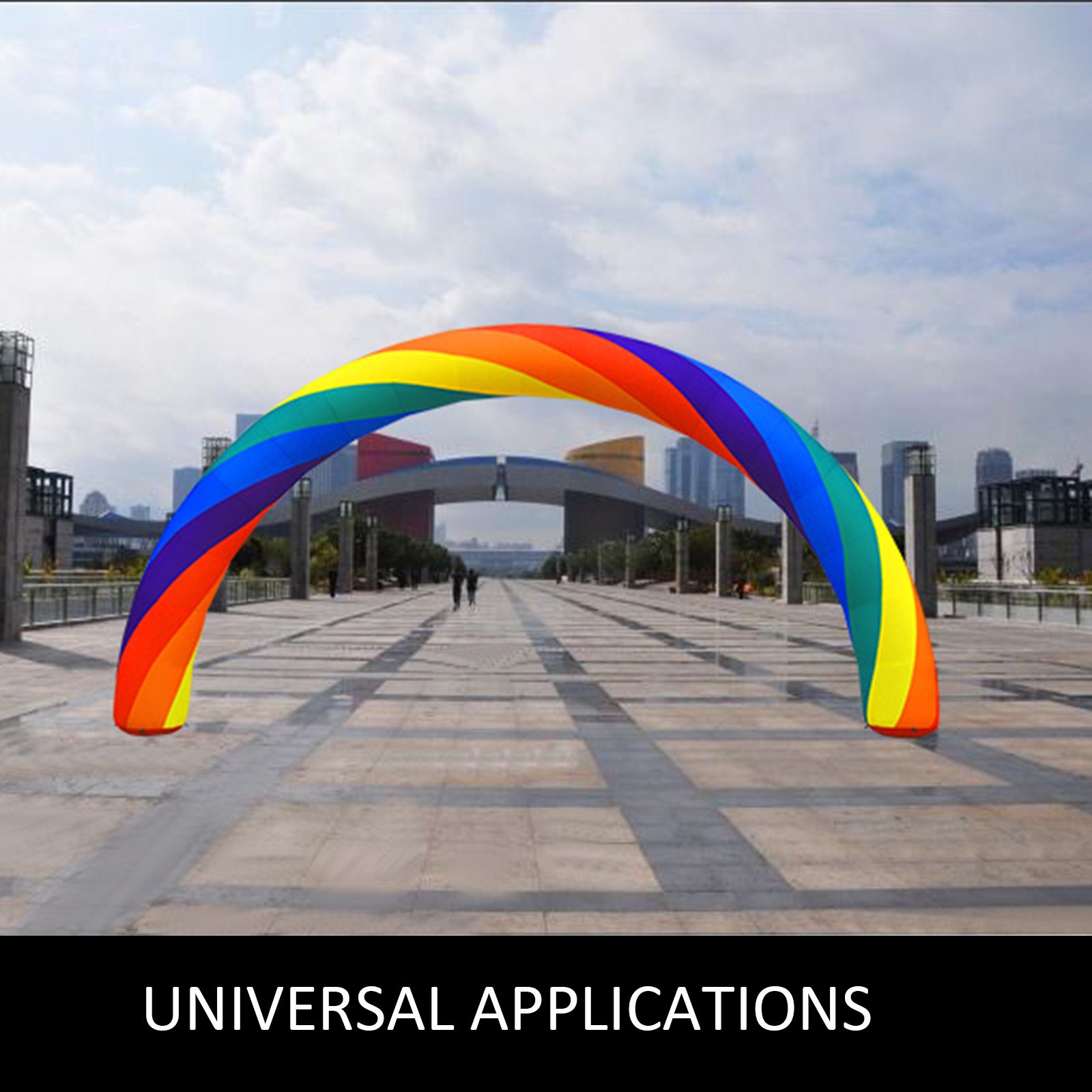 Inflatable Rainbow Arch 26ftx10ft (8x4m) w/ 350W Motor Advertising ...