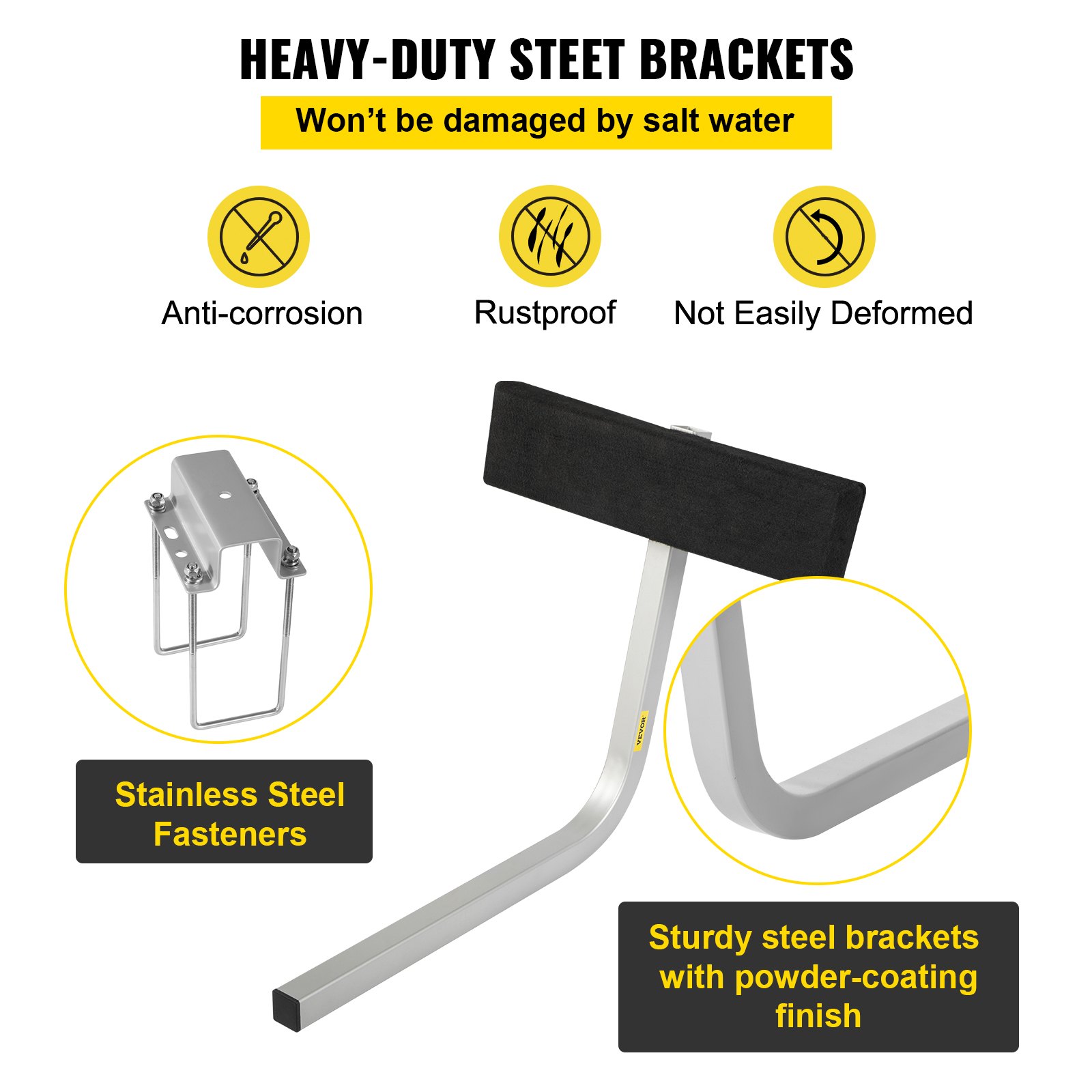 VEVOR Boat Trailer Guide on, 2PCS, Short Bunk Guide-Ons Steel Trailer ... VEVOR Boat Trailer Guide on, 2PCS, Short Bunk Guide-Ons Steel Trailer ...