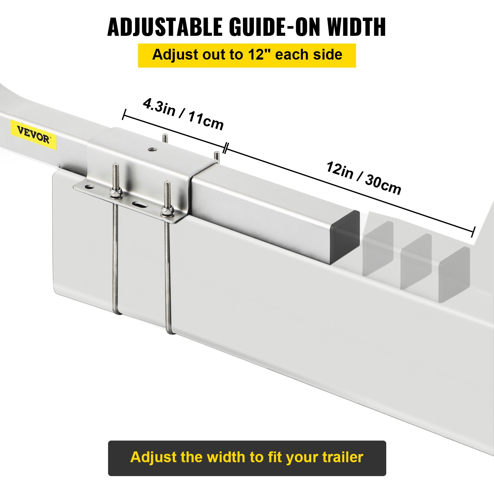 VEVOR Boat Trailer Guide-on 48" Trailer Post Guide on with 2PCS PVC ...