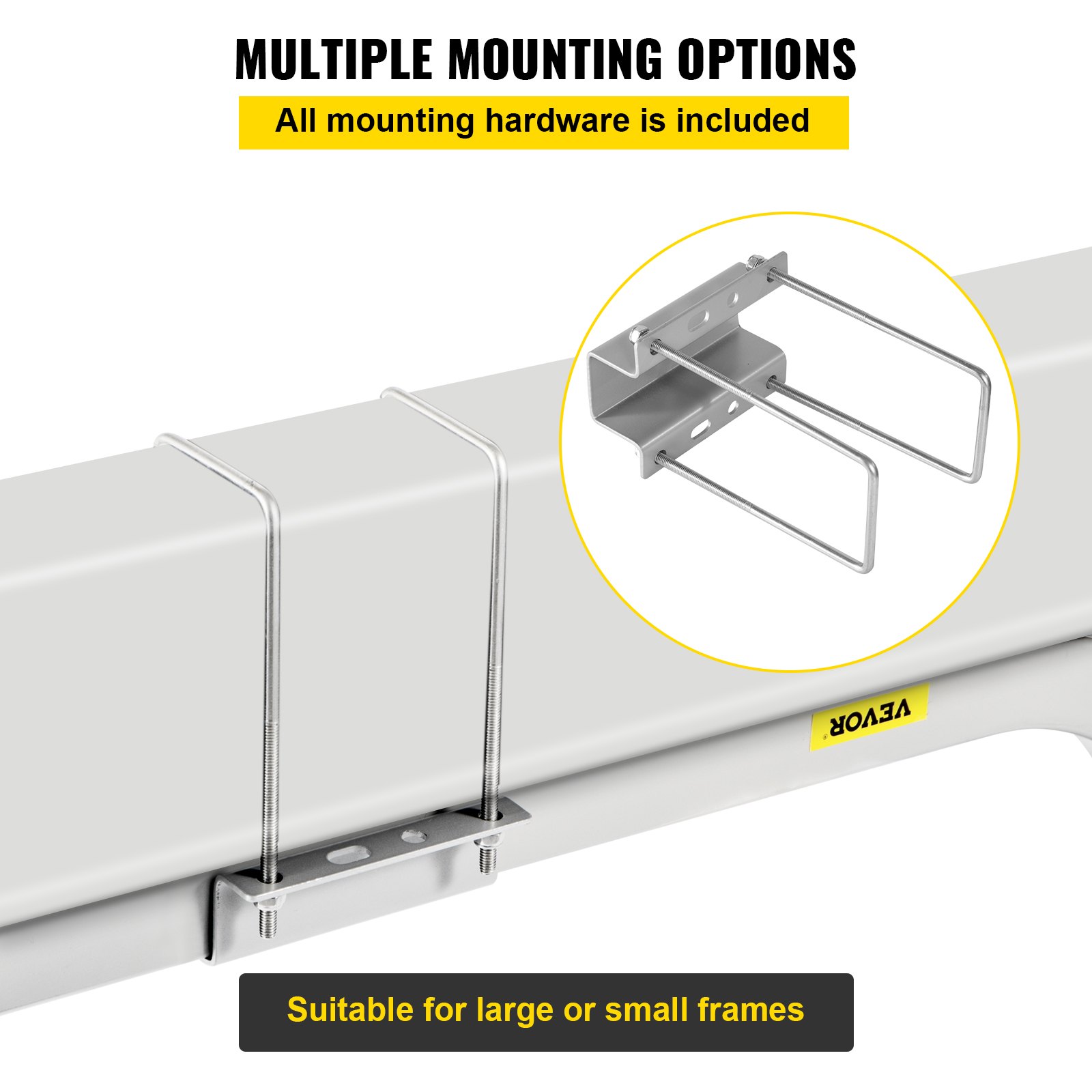 VEVOR Boat Trailer Guide-on, 60", One Pair Steel Trailer Post Guide ons ...