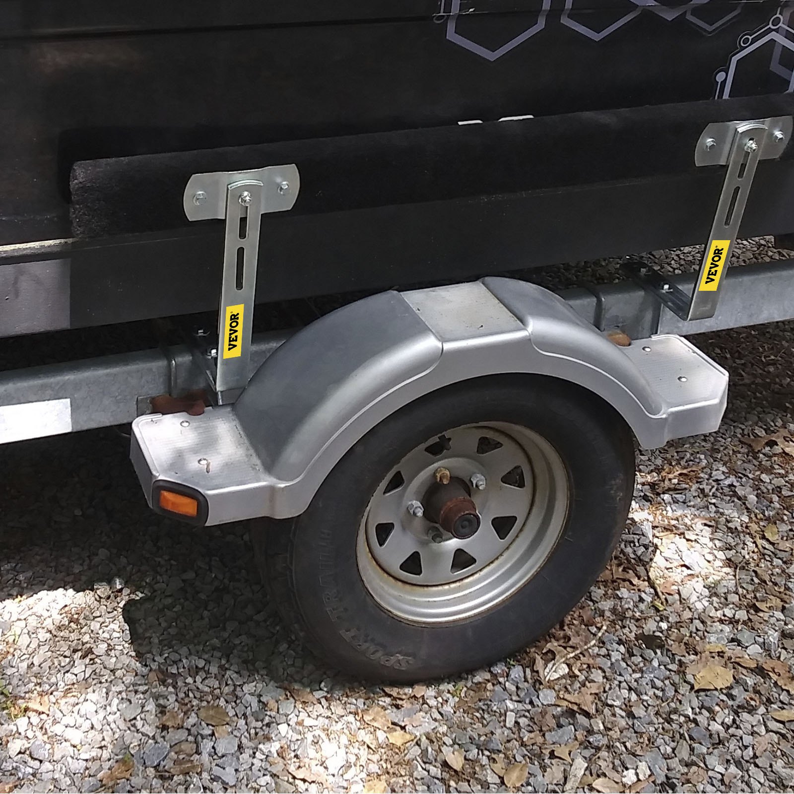 VEVOR Boat Trailer Guide-ons, 48", 2PCS Rustproof Steel Trailer Guide ...