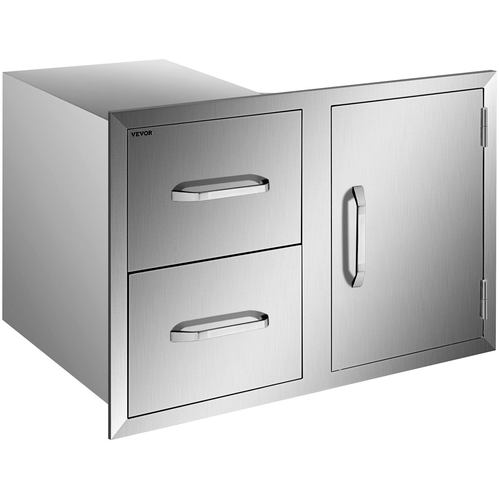 VEVOR Outdoor Kitchen Door Drawer Combo 32.5" W x 21.6" H x 20.5''D ...