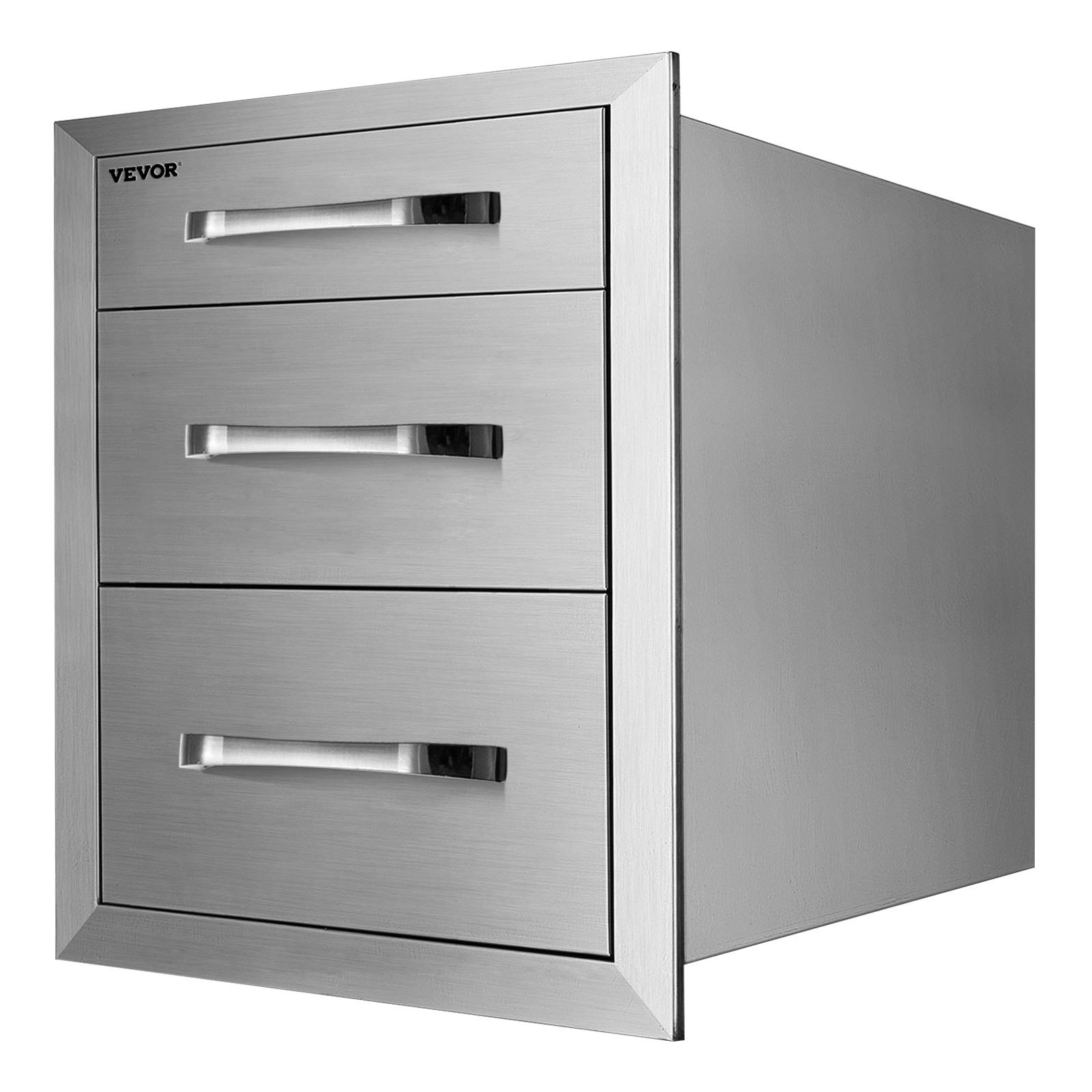 VEVOR Chest of Drawers 17.7x21.5x20.7 Inch Stainless Steel 201 | VEVOR AU