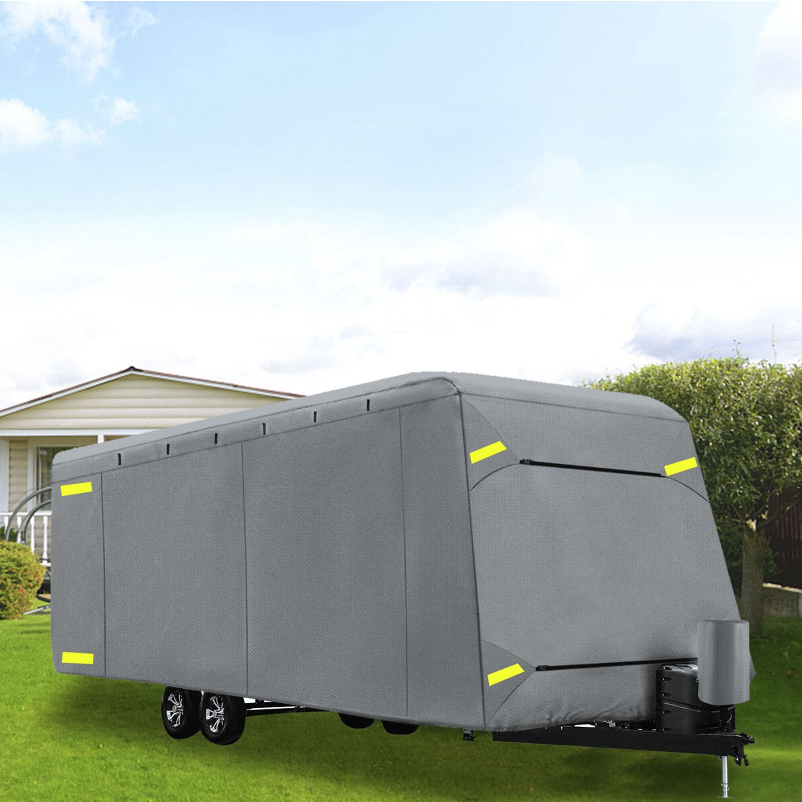 VEVOR RV Cover 24'-27' RV & Trailer Cover Extra-Thick 4 Layers Travel ...